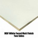 MDF – Melamine White Matt Finish 2440 x 1220mm x Various Thickness ...