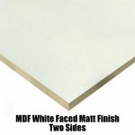 MDF – Melamine White Matt Finish 2440 x 1220mm x Various Thickness ...