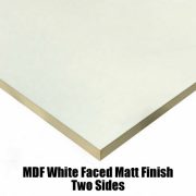 MDF – Melamine White Matt Finish 2440 x 1220mm x Various Thickness ...