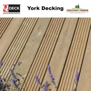 Softwood Decking – York Decking 33 x 120mm | Chiltern Timber
